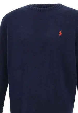 Polo Ralph Lauren Embroidered Crewneck Jumper - Black