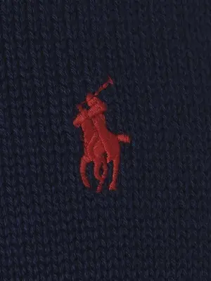Polo Ralph Lauren Embroidered Crewneck Jumper - Black