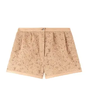 Ermanno Scervino Floral Lace Shorts