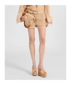 Ermanno Scervino Floral Lace Shorts