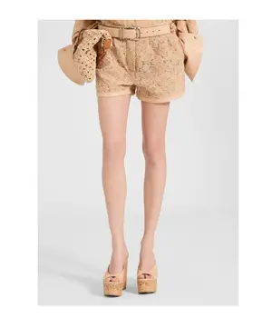 Ermanno Scervino Floral Lace Shorts