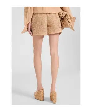 Ermanno Scervino Floral Lace Shorts
