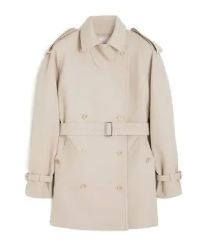 Max Mara Cacio Double-breasted Coat - Sand-colored