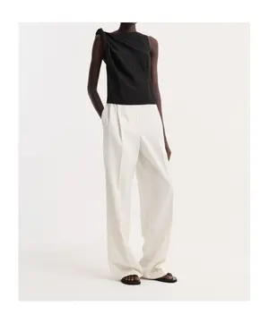 RÓHE Asymmetrical T-shirt With Knot Detail
