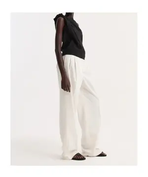 RÓHE Asymmetrical T-shirt With Knot Detail