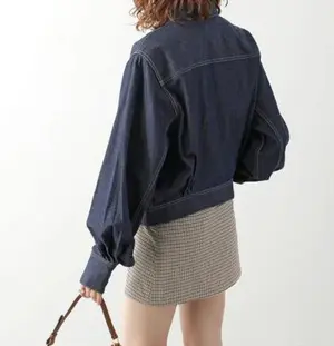 Celine Cotton Denim Shirt With Pleated Details - No