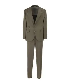 Brunello Cucinelli Single-breasted Suit - Green