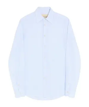 Valentino Garavani Scarf-collar Linen Shirt