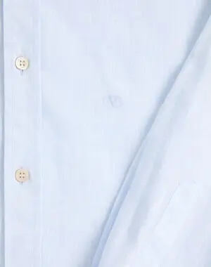 Valentino Garavani Scarf-collar Linen Shirt