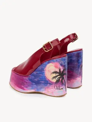 Chloé Maxime Wedge Sandals