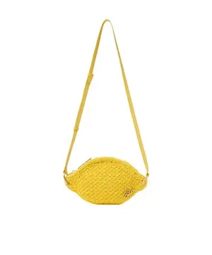 Chloé Tropicus Braided Rope Shoulder Bag - Bright Yellow