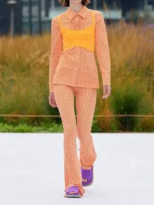 MSGM Rib Knitted Sling Top