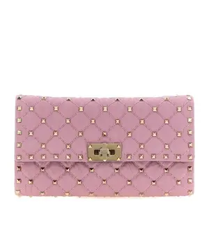 Valentino Garavani Quilted Chain Shoulder Bag - Pink