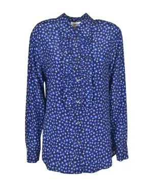 P.a.r.o.s.h Floral Print Long-sleeve Shirt With Bow Detail