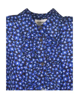 P.a.r.o.s.h Floral Print Long-sleeve Shirt With Bow Detail