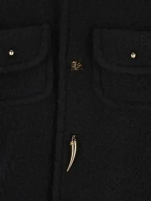 Celine Short-sleeved Jacket In Cashmere And Wool