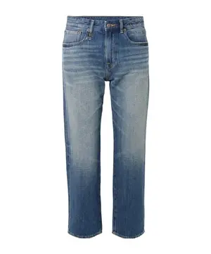 R13 Romeo Straight Leg Jeans - Medium Denim Blue