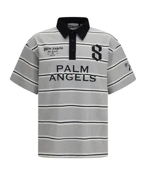 Palm Angels Button Down Polos For Men