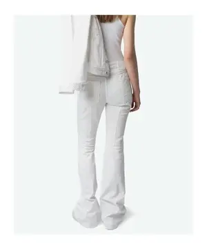Zadig&Voltaire Belt Loop Jeans - White