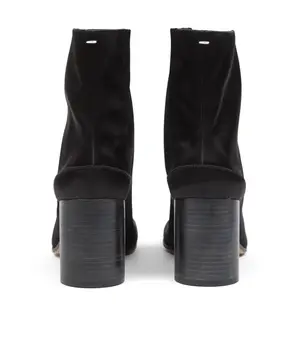 MAISON MARGIELA Tabi Heeled Ankle Boots - Black