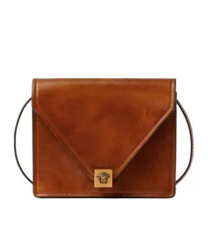 Versace Severine Leather Mini Bag - Brown
