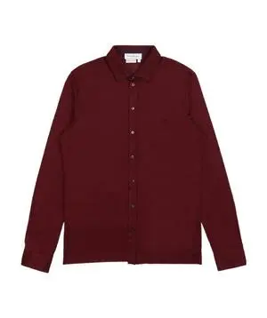 FERRAGAMO Embroidered Shirt With Logo - Brown