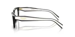 Prada Rectangle Frame Eyeglasses - Black