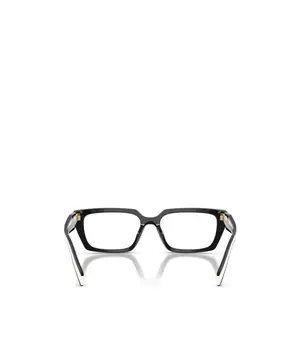 Prada Rectangle Frame Eyeglasses - Black