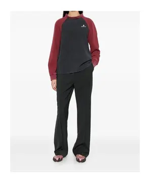SHUSHU/TONG Long Sleeve Sweatshirt With Raglan Sleeves