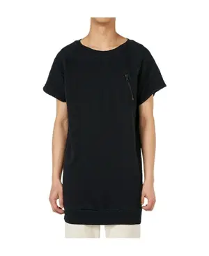 Pierre Balmain Cable Zipper Lace Design Short-sleeved T-shirt