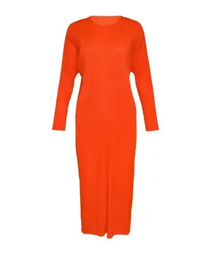 PLEATS PLEASE BY ISSEY MIYAKE Long-sleeved Dress