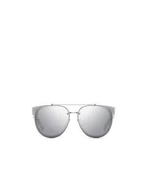 Dior Aviator Sunglasses With Silver Tone Logo - Gray