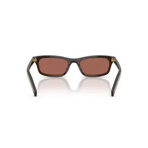 Prada Rectangle Frame Sunglasses - Brown