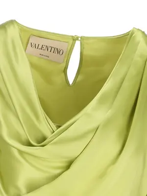 Valentino Garavani Draped Long-sleeved Top