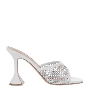 Amina Muaddi Crossover Mules Clogs For Women