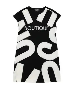 Moschino Printed T-shirt Dress - Black