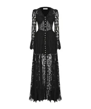 SELF-PORTRAIT Lace Maxi Dress