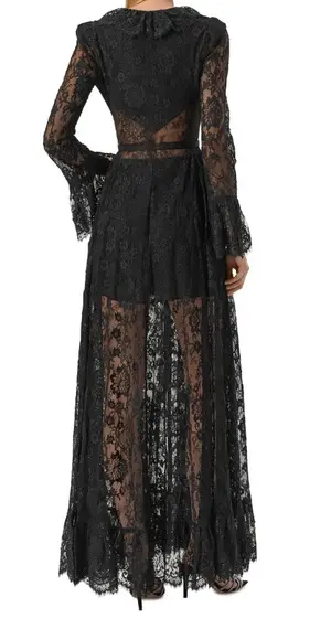 SELF-PORTRAIT Lace Maxi Dress