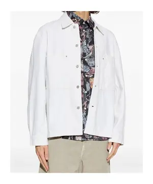 LEMAIRE Patch-pocket Denim Jacket - White