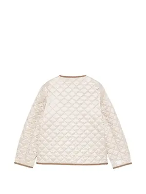 Max Mara Quilted Long-sleeve Jacket With Snap Buttons - No