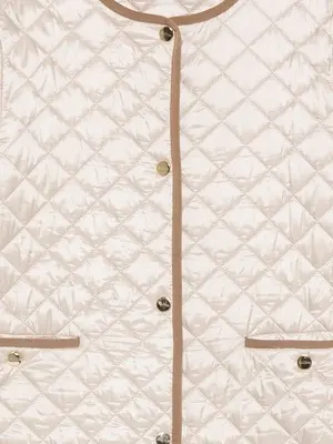 Max Mara Quilted Long-sleeve Jacket With Snap Buttons - No