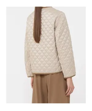 Max Mara Quilted Long-sleeve Jacket With Snap Buttons - No
