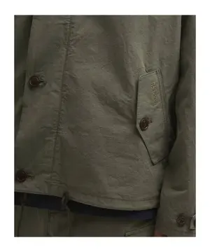 Barbour Long-sleeved Casual Jacket With Embroidered Logo