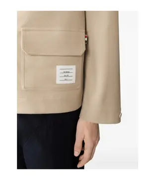 Thom Browne Oversized Parka - Beige