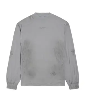 Balenciaga Distressed Crewneck Sweatshirt