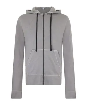 JAMES PERSE Zip-front Hooded Jacket