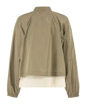Fabiana Filippi Layered Zip-up Jacket