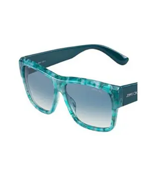 JIMMY CHOO Logo D-frame Sunglasses