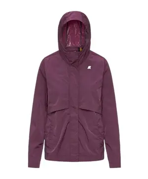 K-WAY Hooded Jacket With Water-repellent Finish