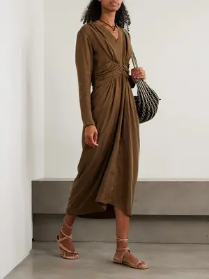 Isabel Marant Étoile Zamiya Draped Midi Dress